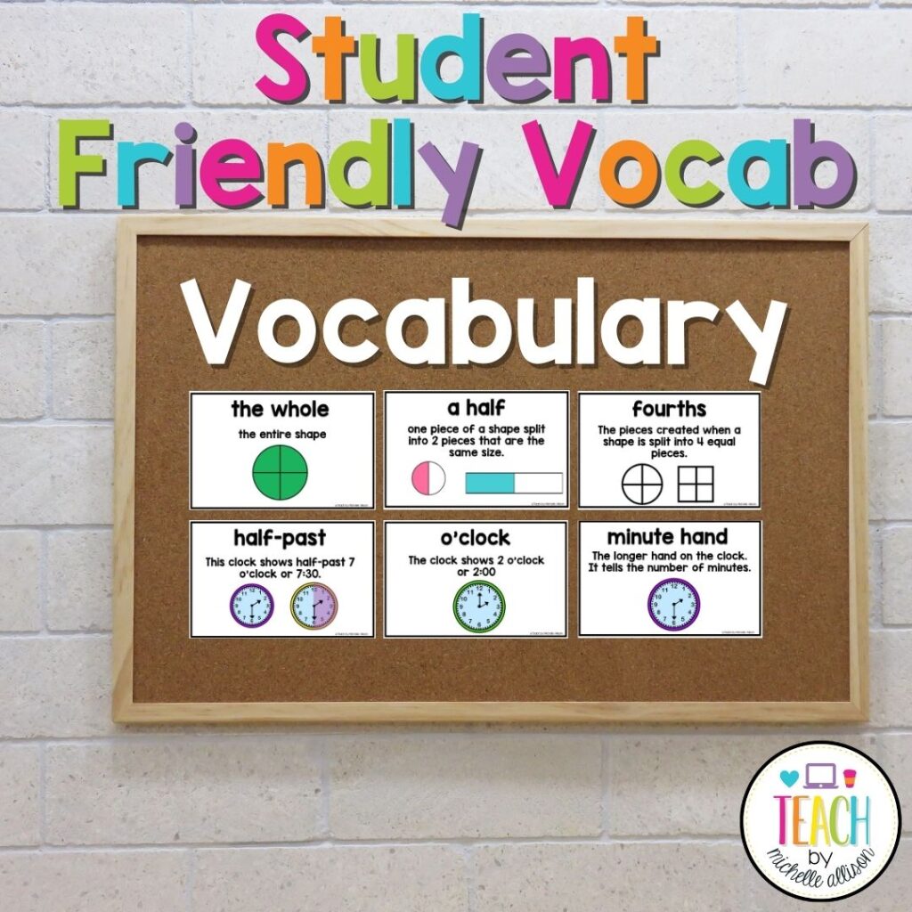 First Grade Math Vocabulary Cards | Illustrative Math – Teach By ...