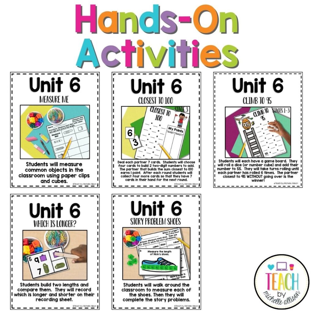Measuring Length | Illustrative Math First Grade – Teach By Michelle ...