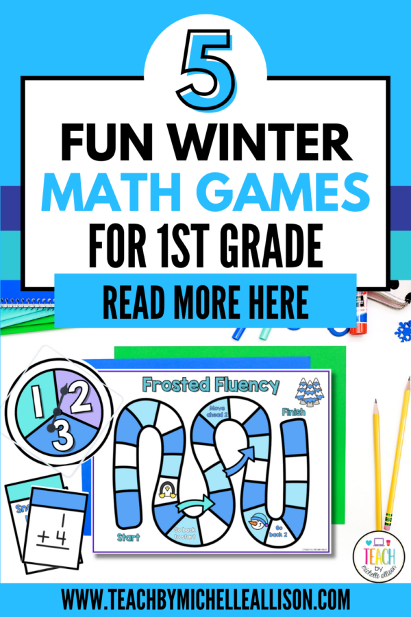 Winter Math Games For 1st Grade: Boost Math Fluency